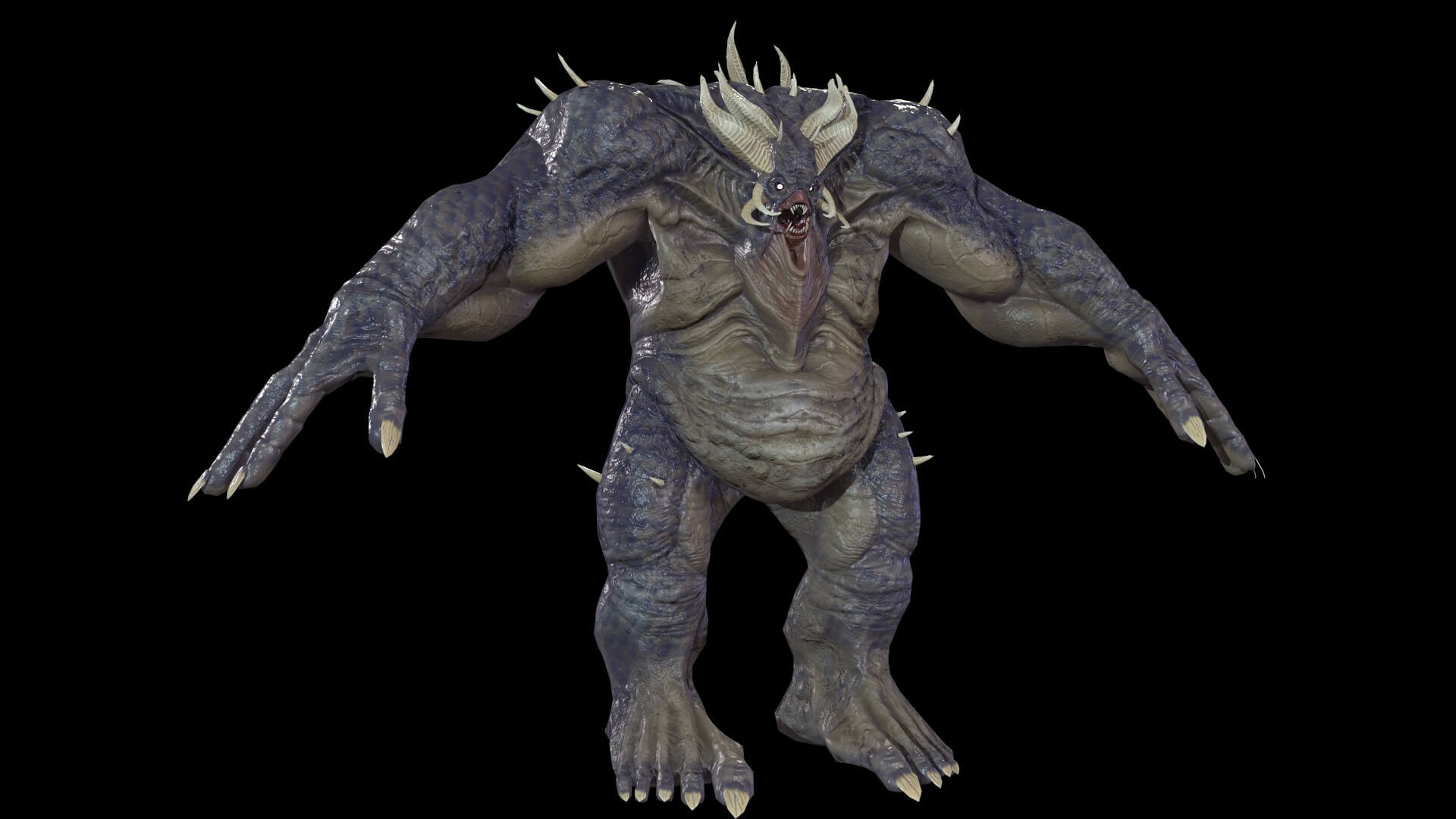 Fat Demon2 Game Ready - 3D Model by andryuha1981