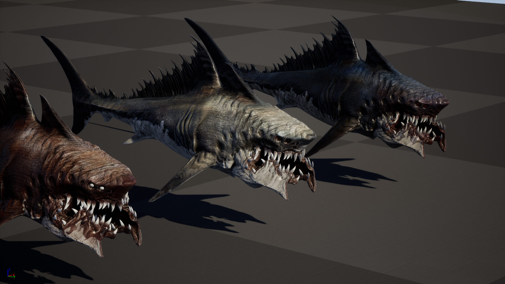 Shark Game Ready - 3D Model by andryuha1981