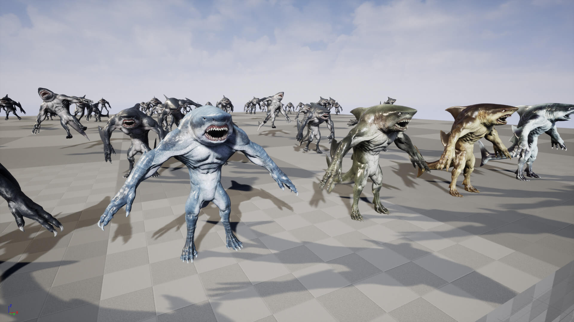 Shark Mutant - 3D Model by andryuha1981