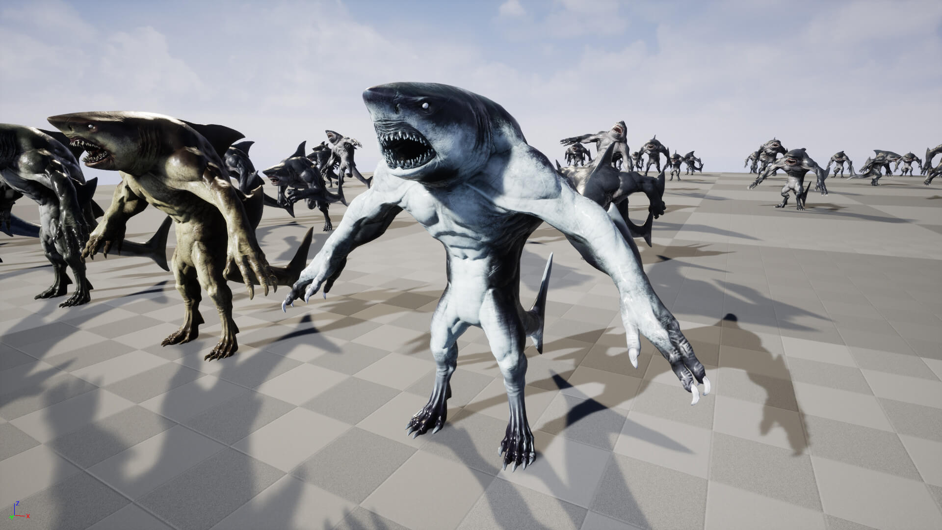 Shark Mutant - 3D Model by andryuha1981