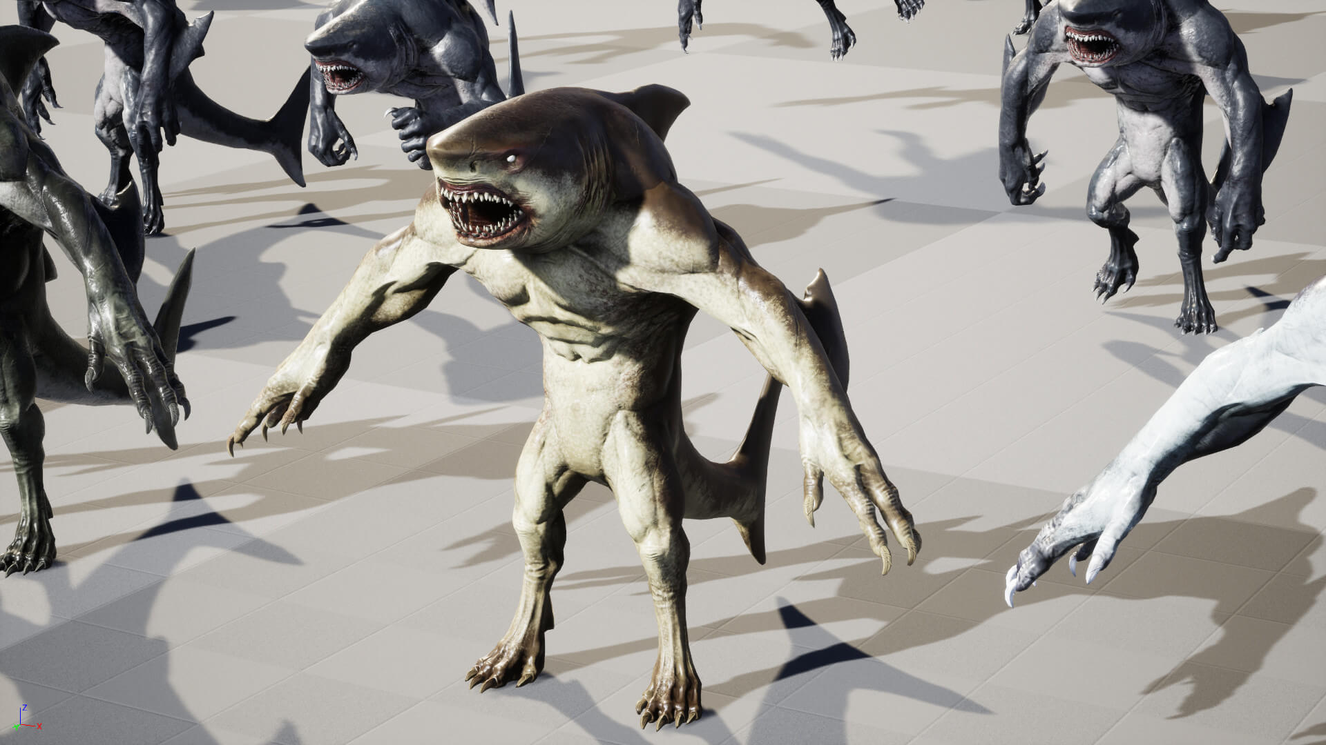Shark Mutant - 3D Model by andryuha1981
