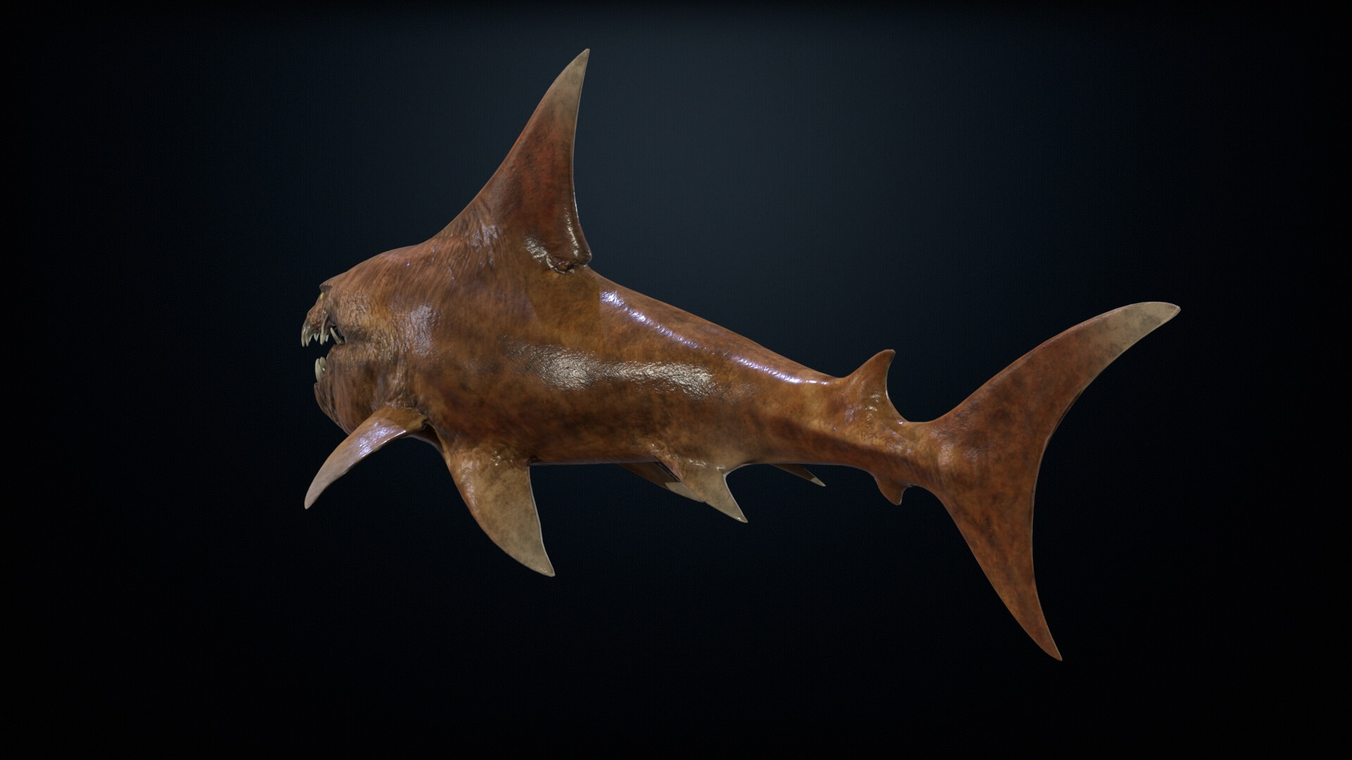Shark2 Game Ready - 3D Model by andryuha1981