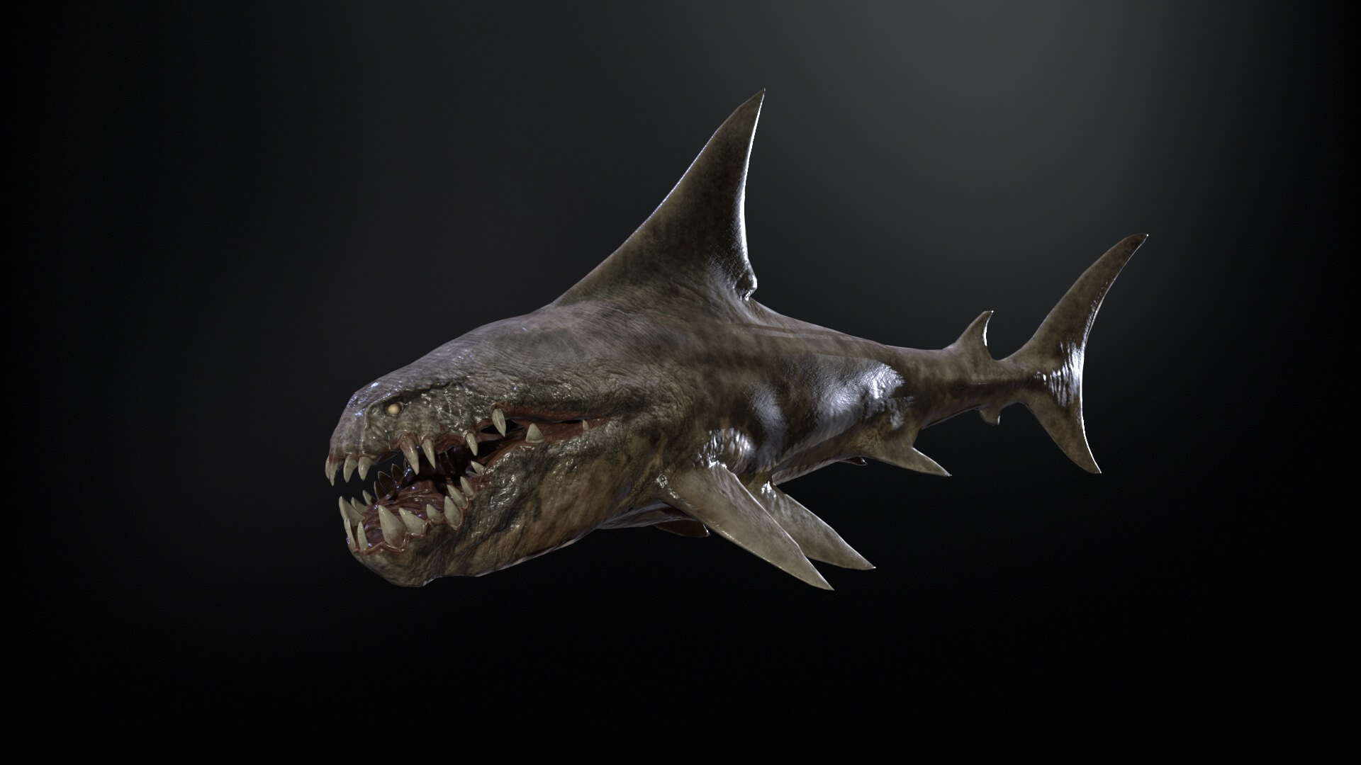 Shark2 Game Ready - 3D Model by andryuha1981