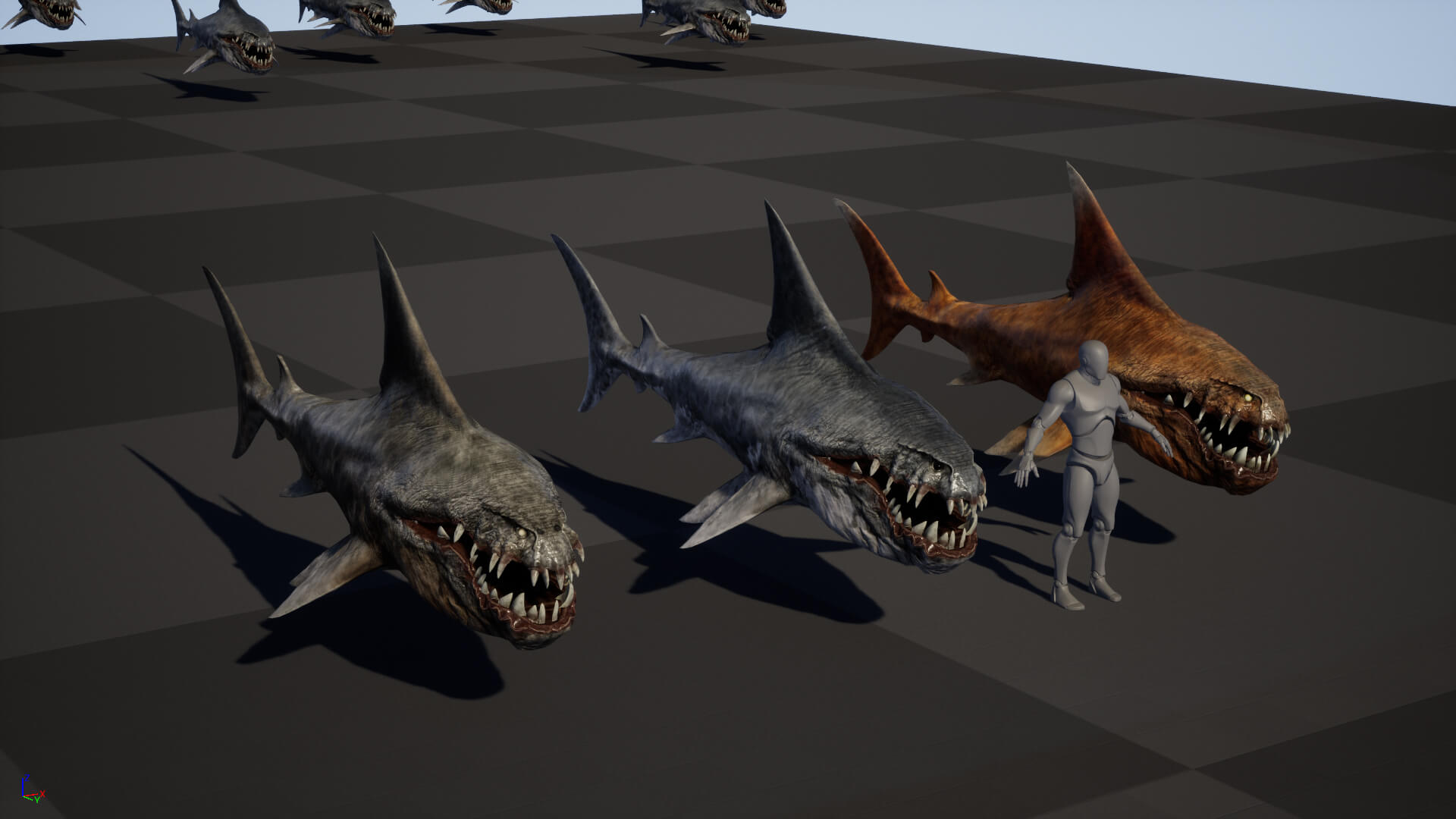 Shark2 Game Ready - 3D Model by andryuha1981