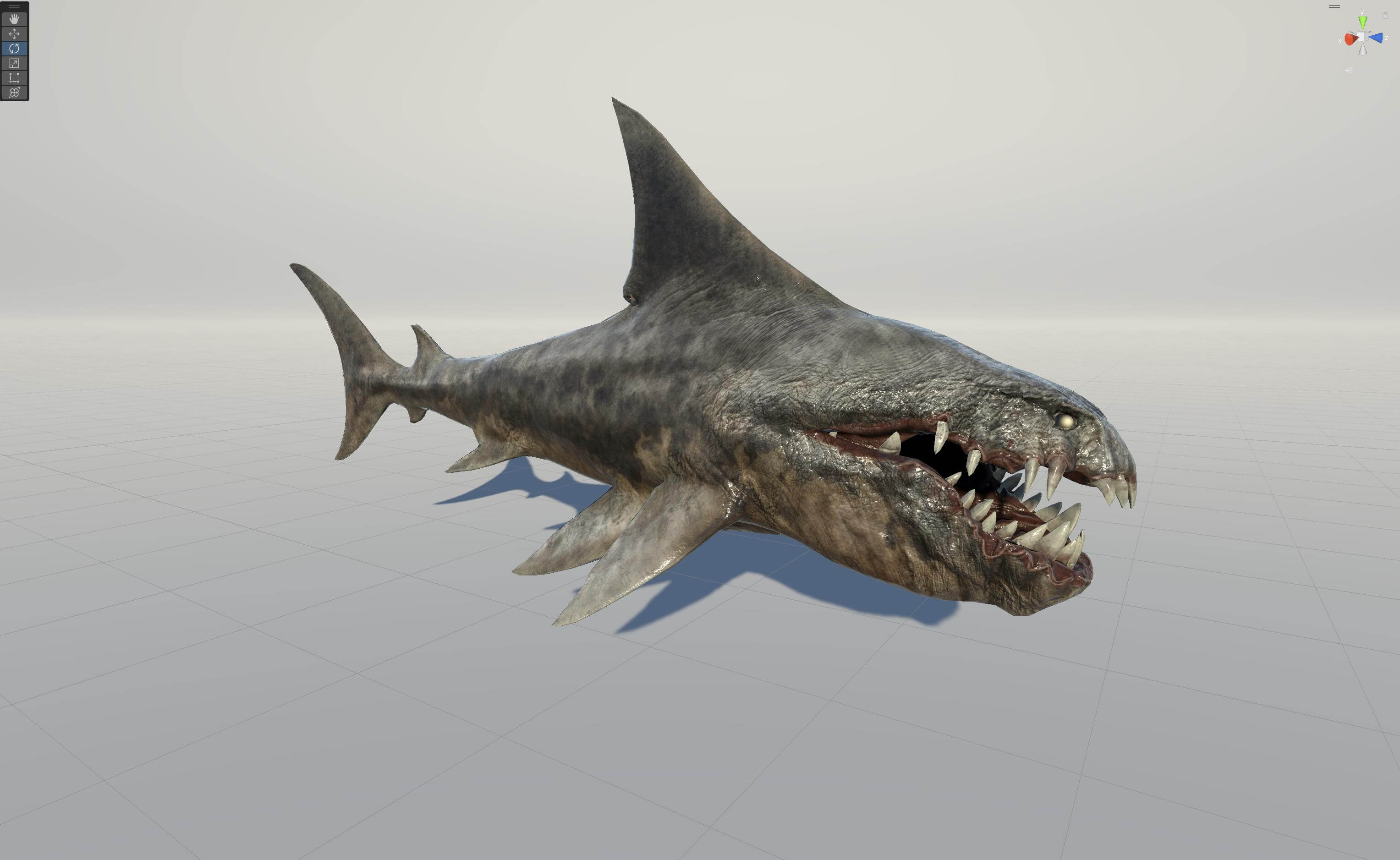 Shark2 Game Ready - 3D Model by andryuha1981
