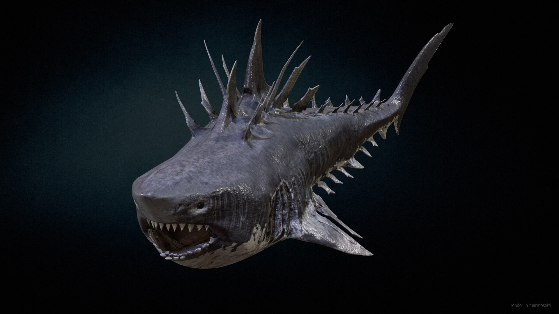 Shark4 Game Ready - 3D Model by andryuha1981