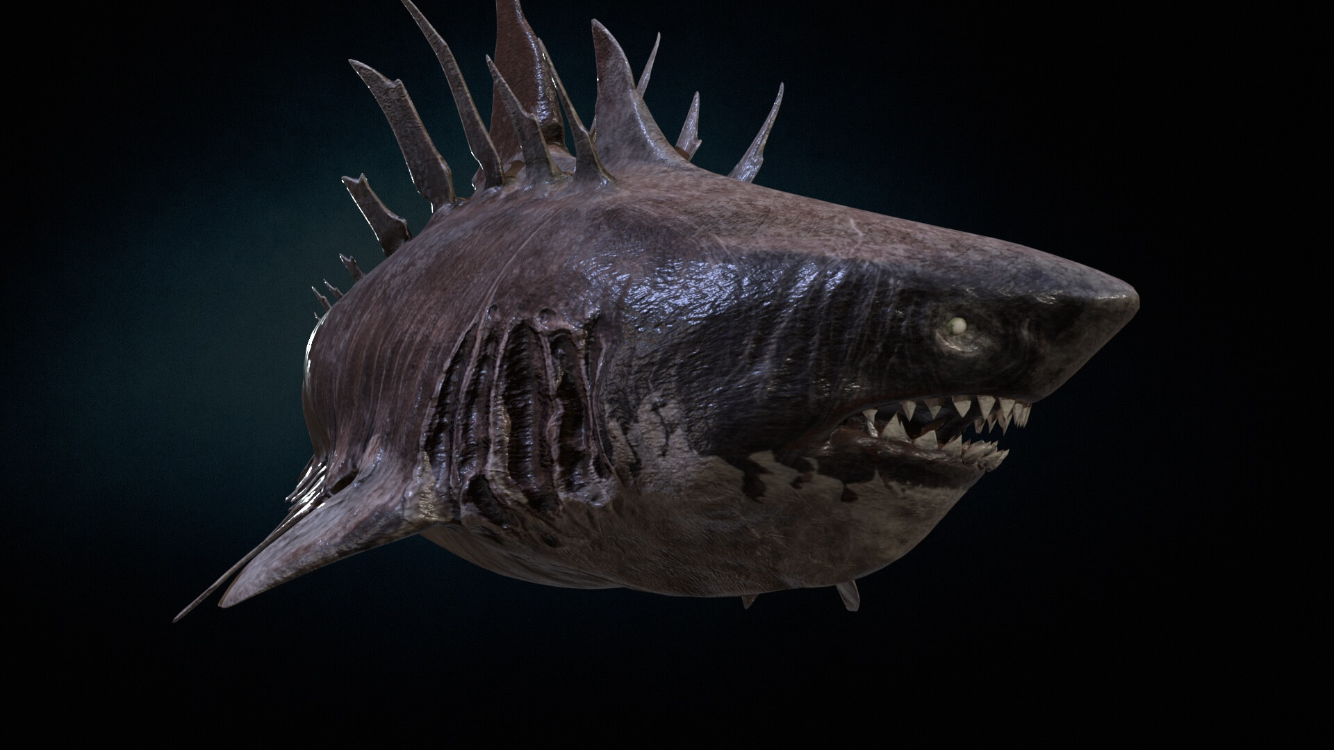 Shark4 Game Ready - 3D Model by andryuha1981