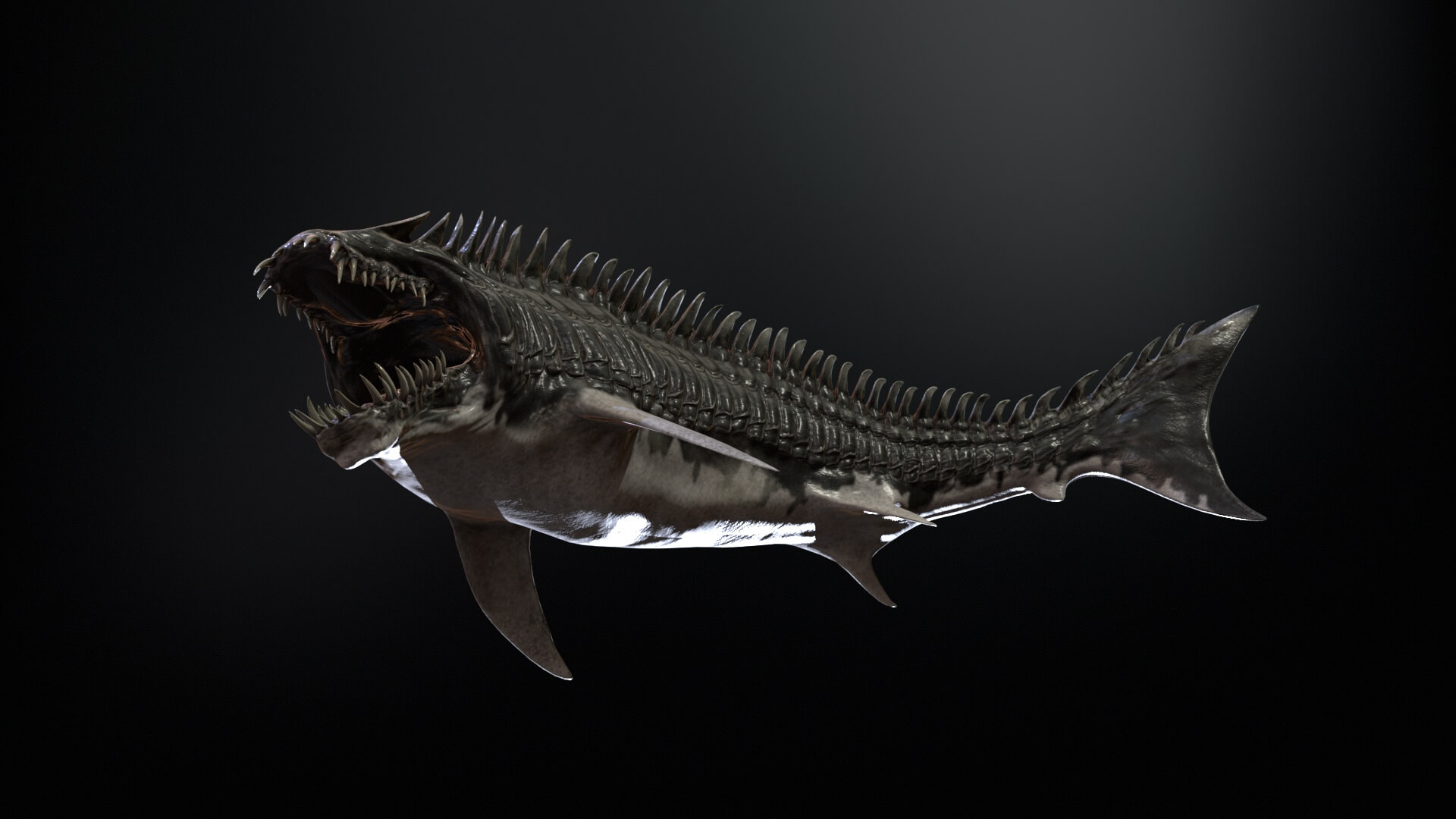 Shark6 Ggame Ready - 3D Model by andryuha1981