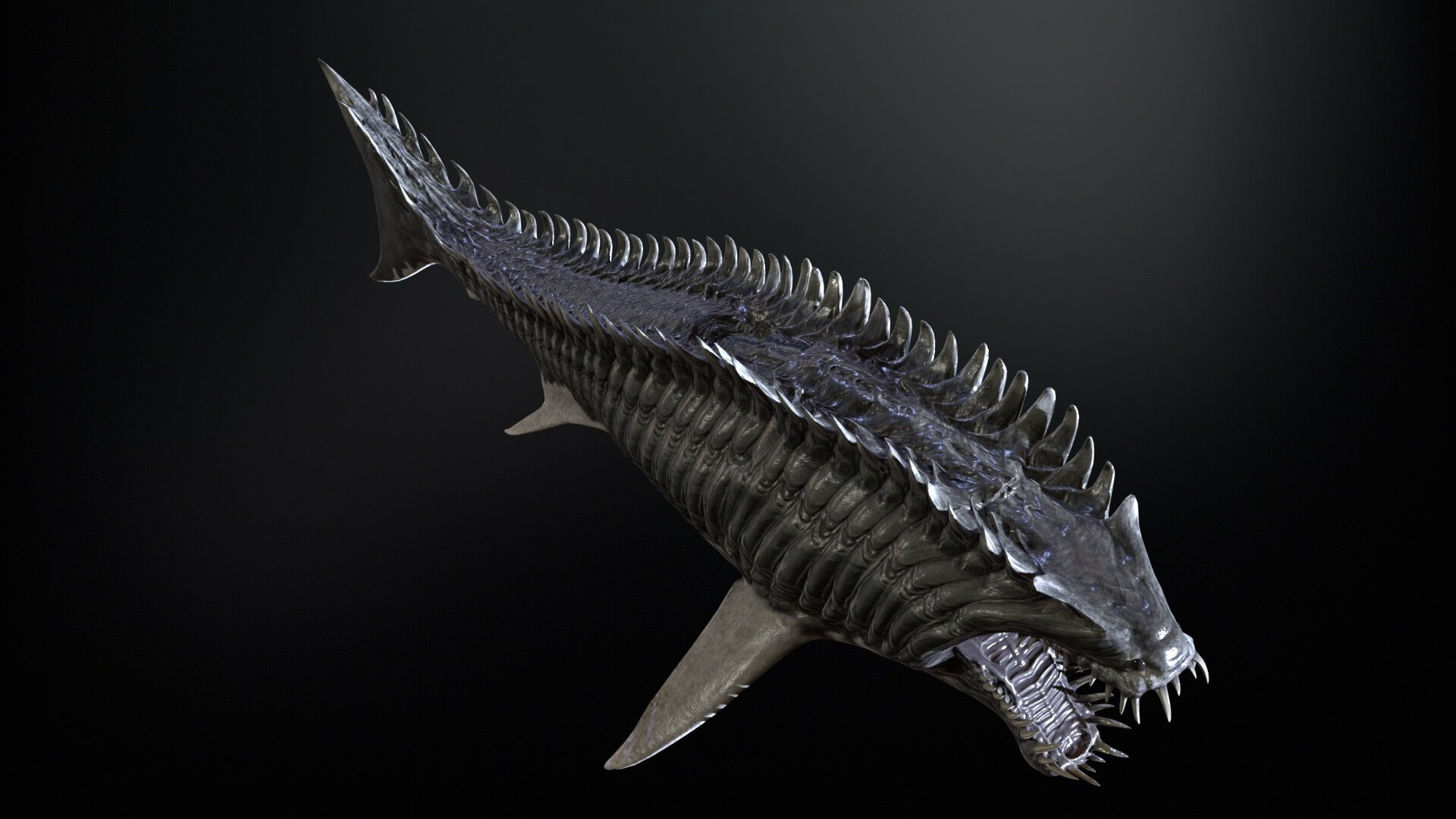 Shark6 Ggame Ready - 3D Model by andryuha1981