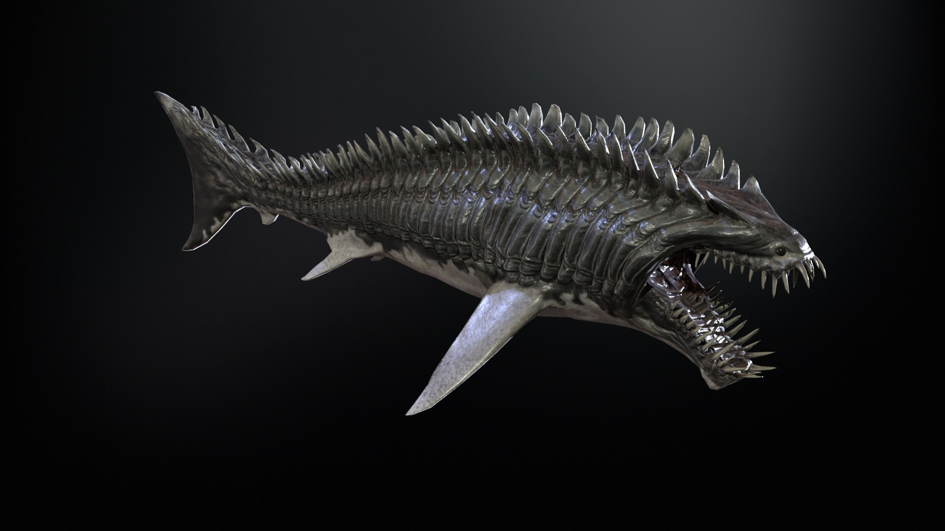 Shark6 Ggame Ready - 3D Model by andryuha1981