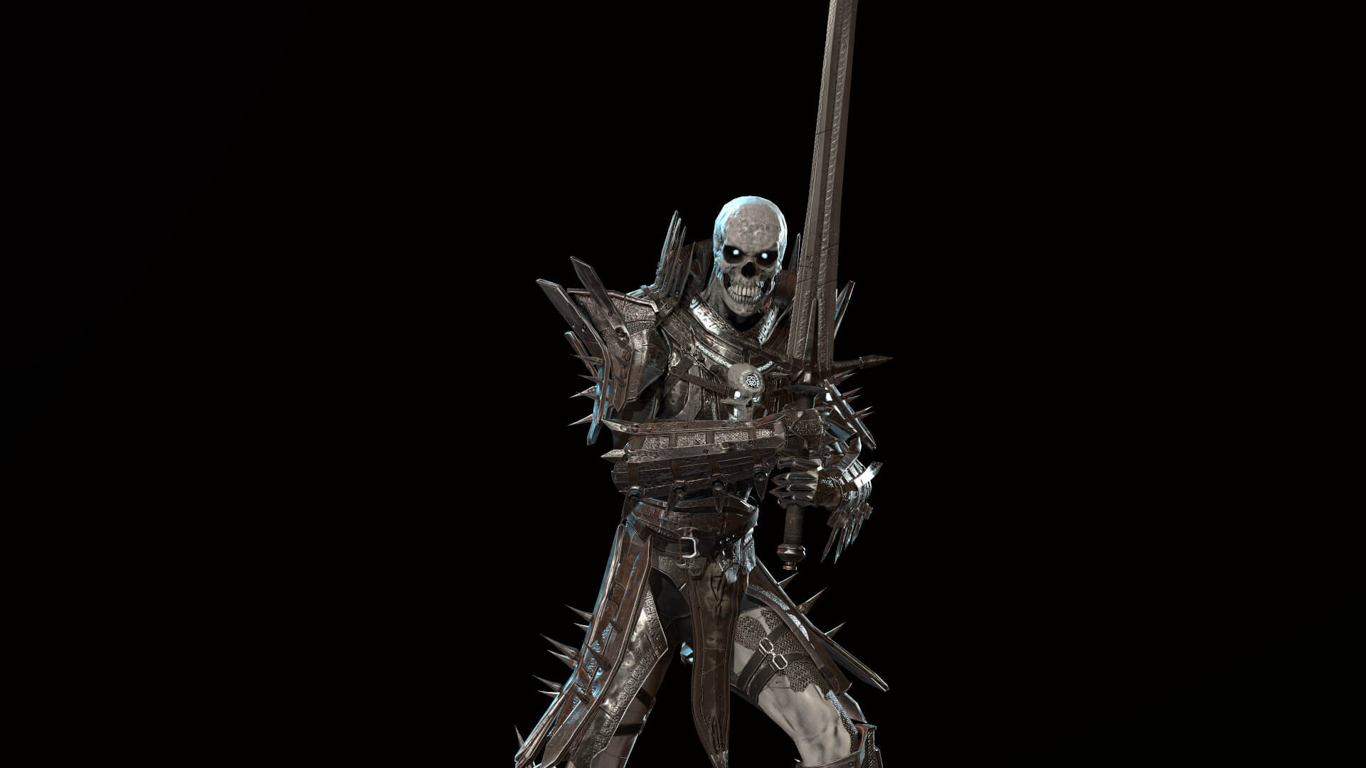 Skeleton Fighter 5 - 3D Model by andryuha1981