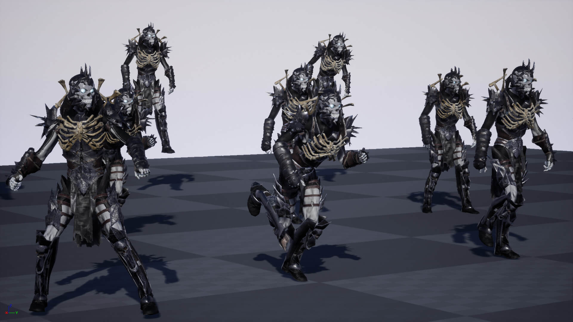 Skeleton2 Ax - 3D Model by andryuha1981