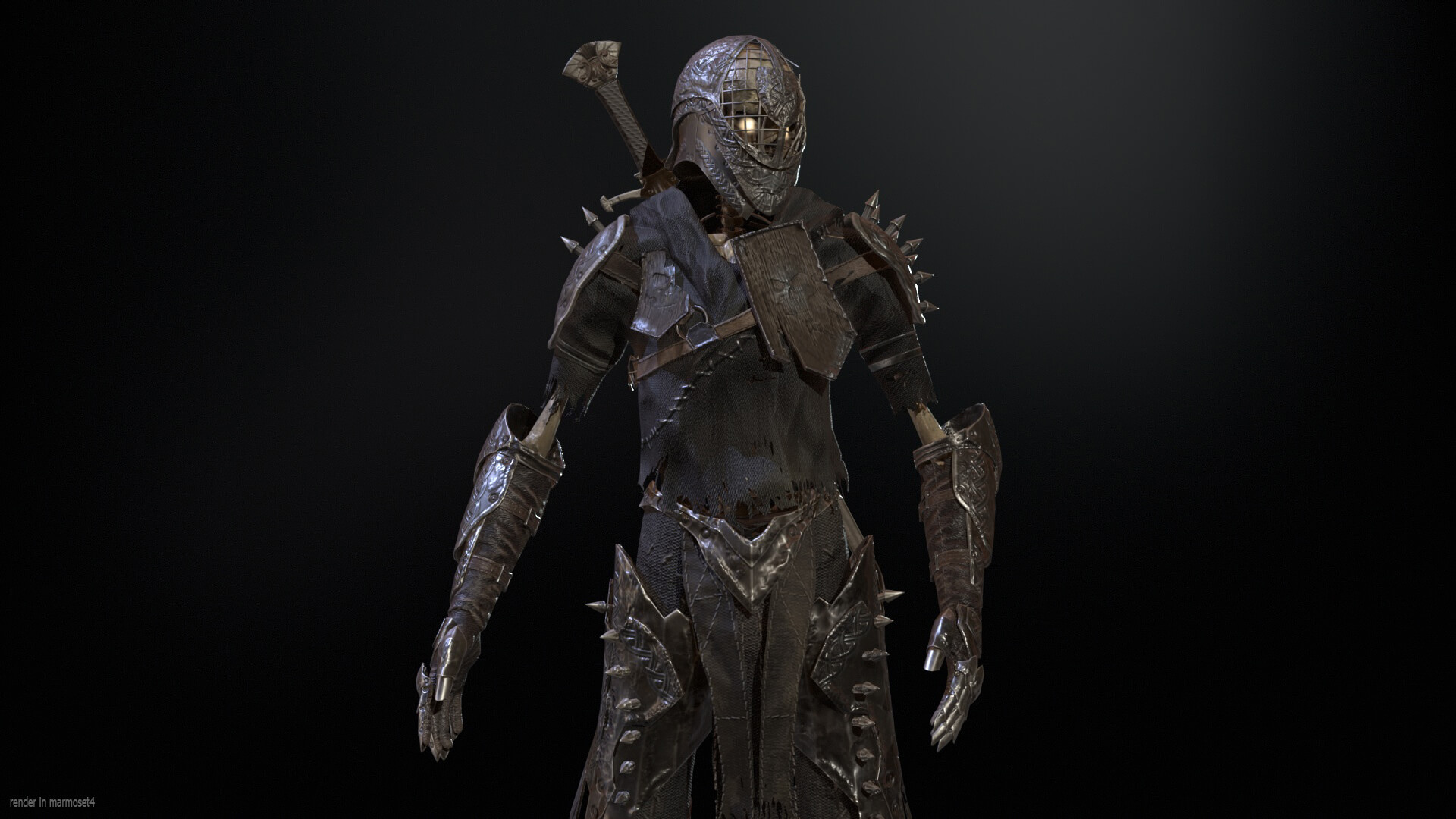 Skeleton2 Game Ready - 3D Model by andryuha1981