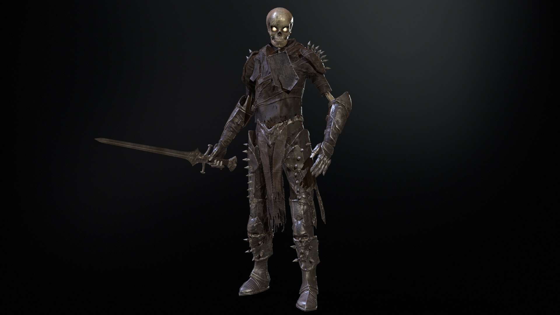 Skeleton2 Game Ready - 3D Model by andryuha1981