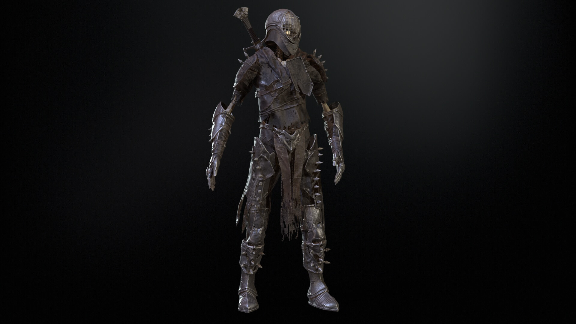 Skeleton2 Game Ready - 3D Model by andryuha1981