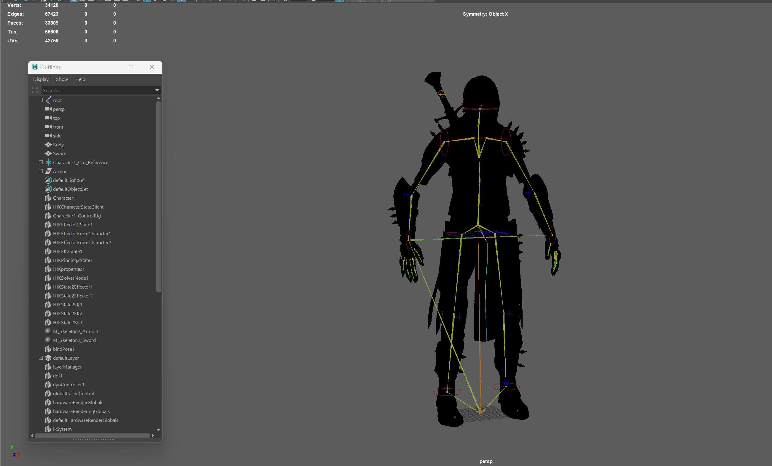 Skeleton2 Game Ready - 3D Model by andryuha1981