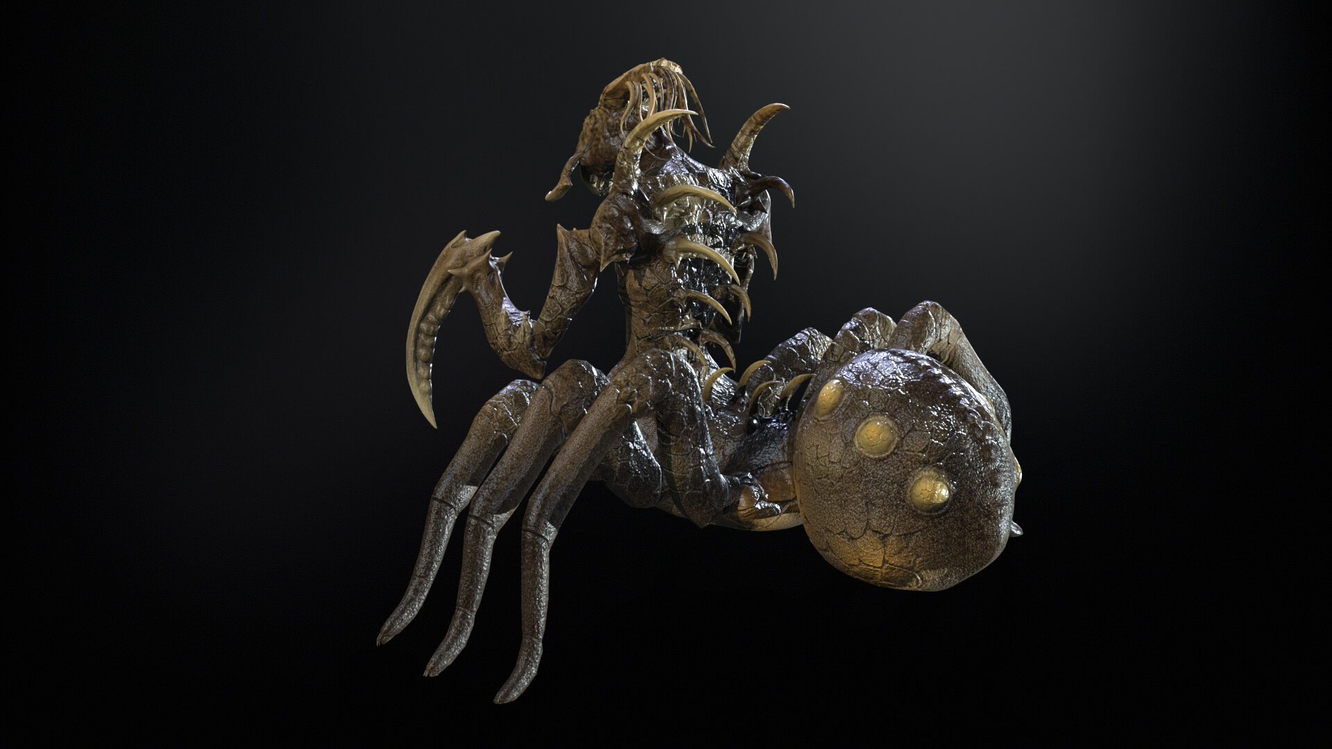 Spider Monster - 3D Model by andryuha1981
