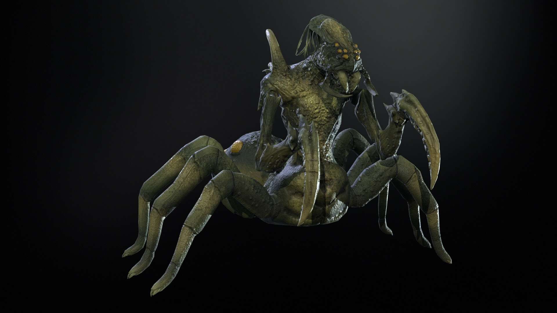 Spider Monster - 3D Model by andryuha1981