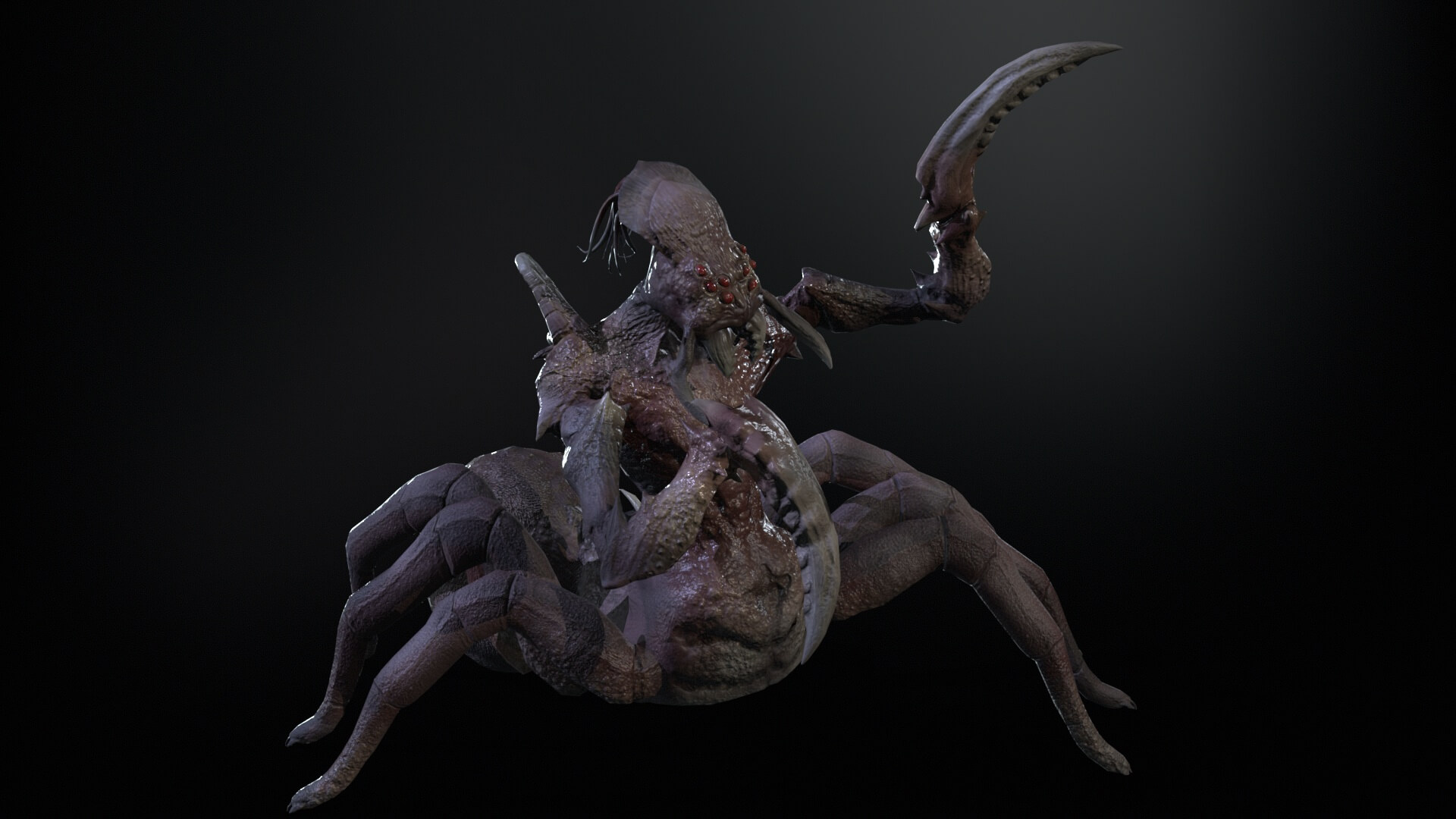 Spider Monster - 3D Model by andryuha1981