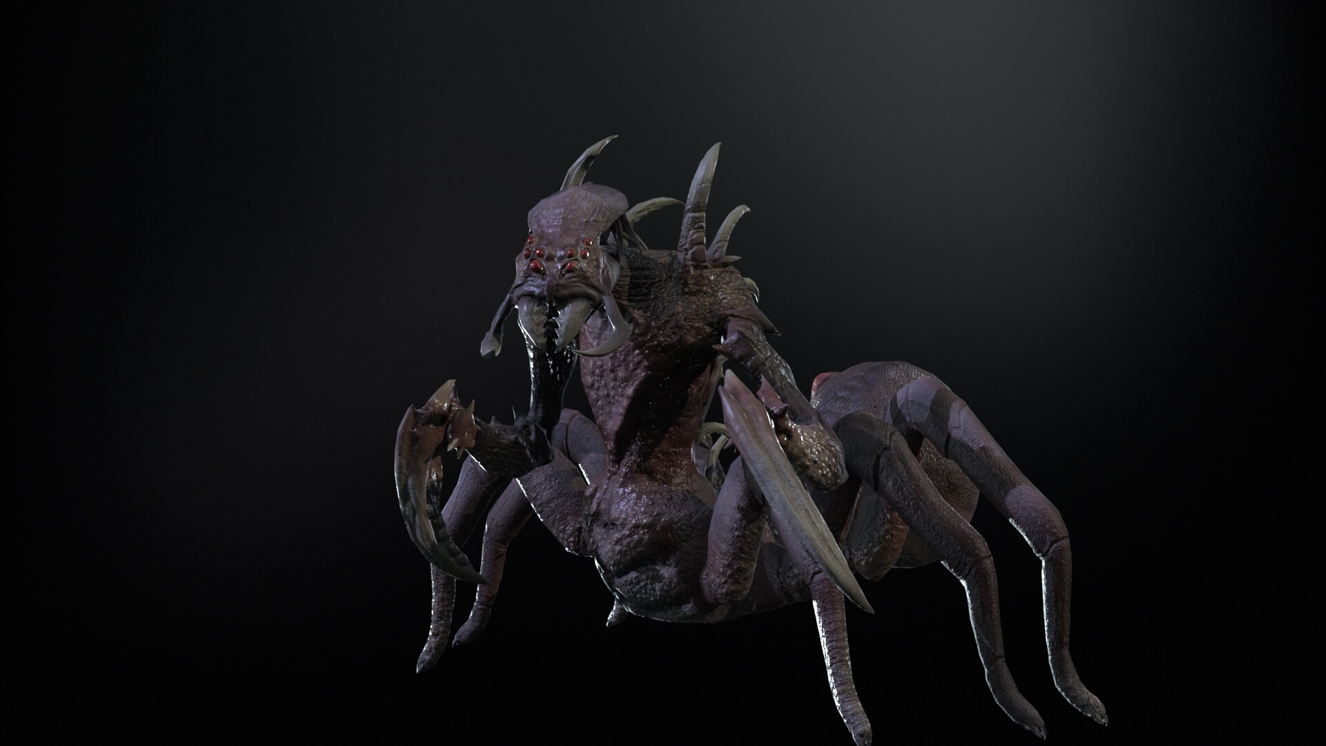 Spider Monster - 3D Model by andryuha1981