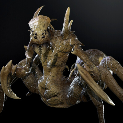 Spider Monster - 3D Model by andryuha1981