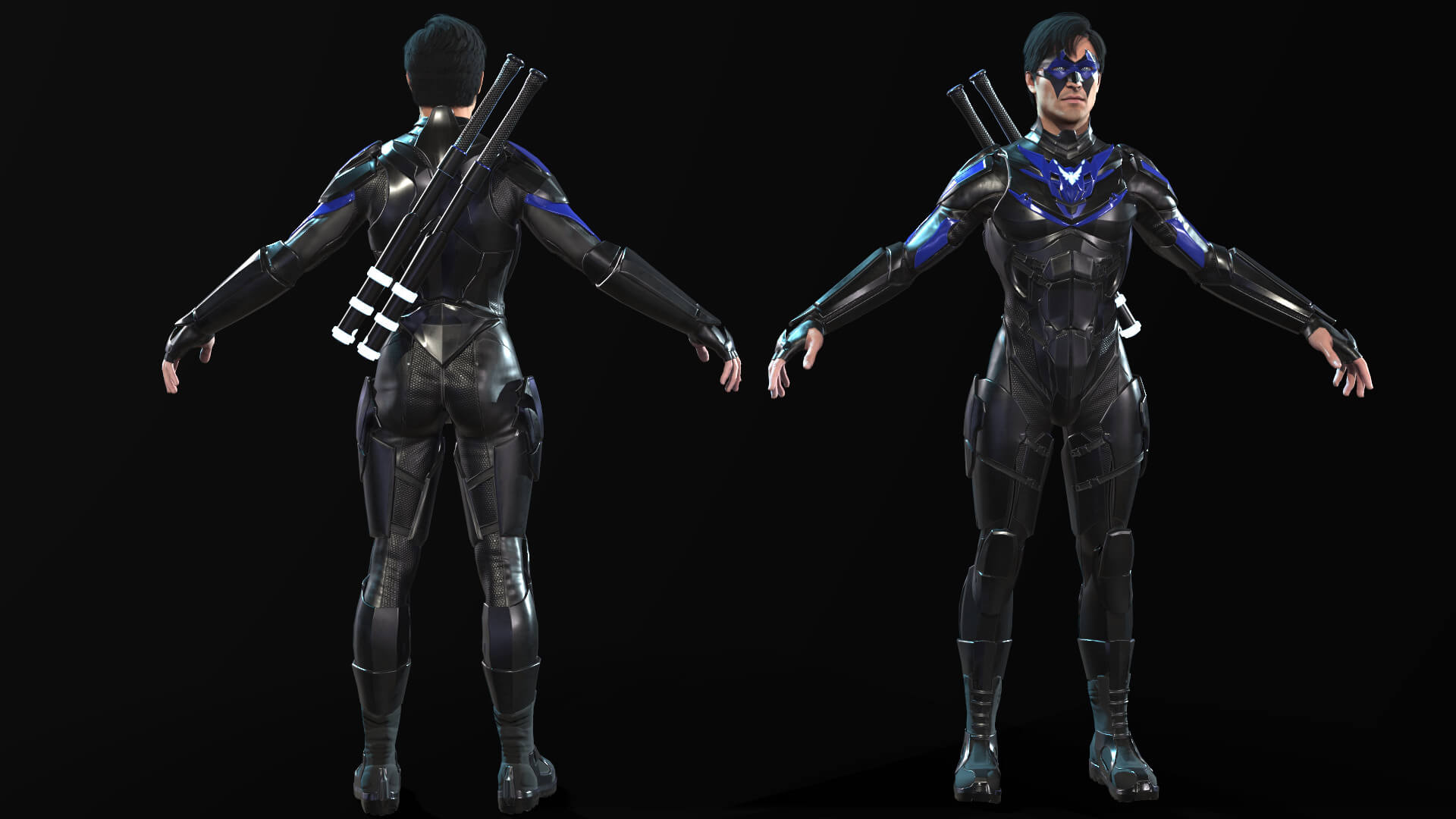 Superhero Game Ready - 3D Model by andryuha1981