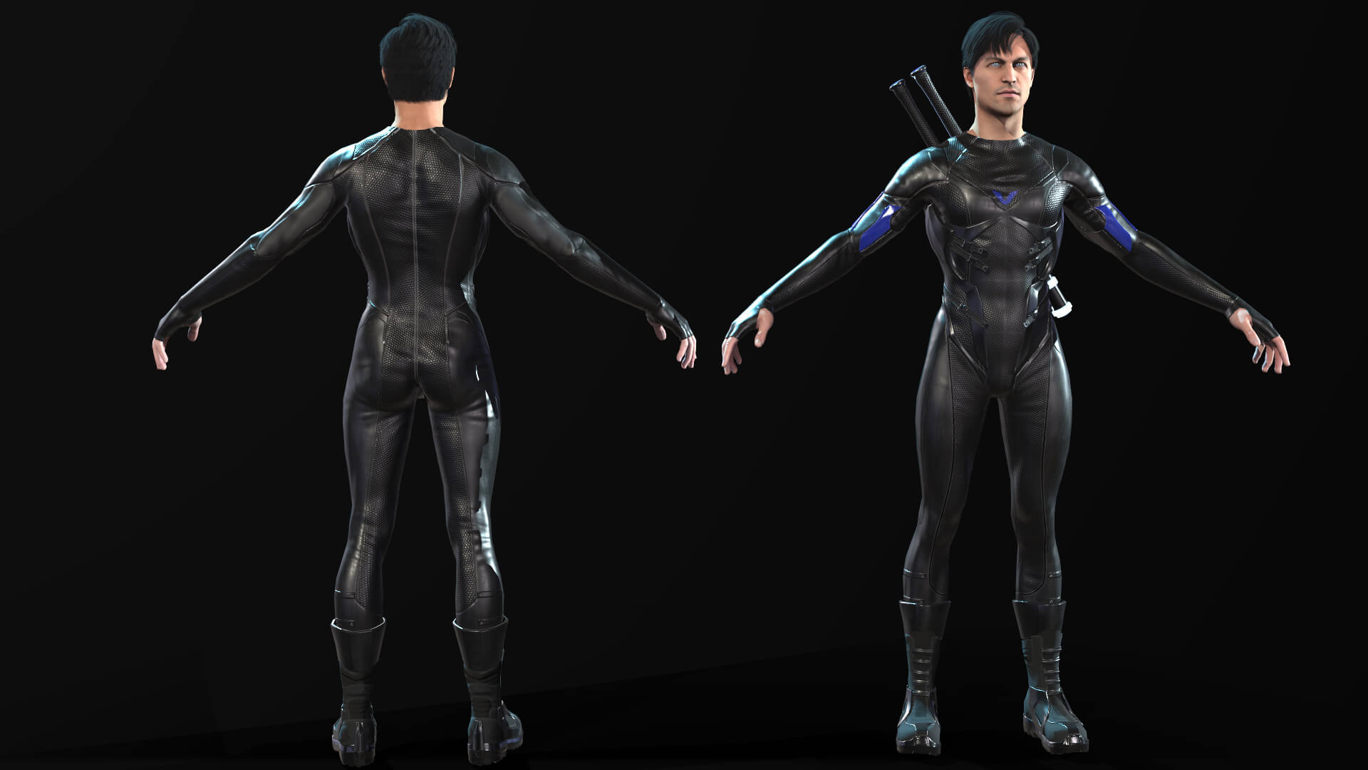 Superhero Game Ready - 3D Model by andryuha1981
