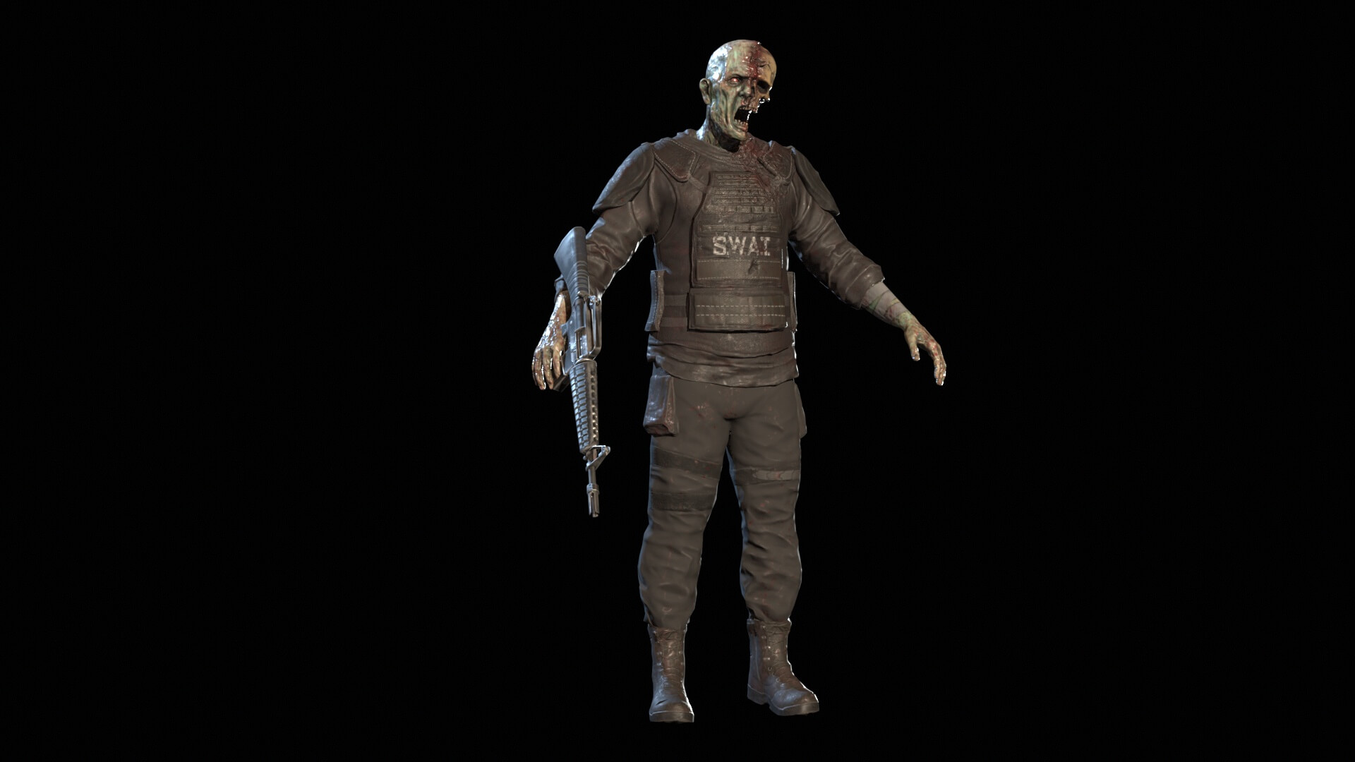 Superzombie7 - 3D Model by andryuha1981