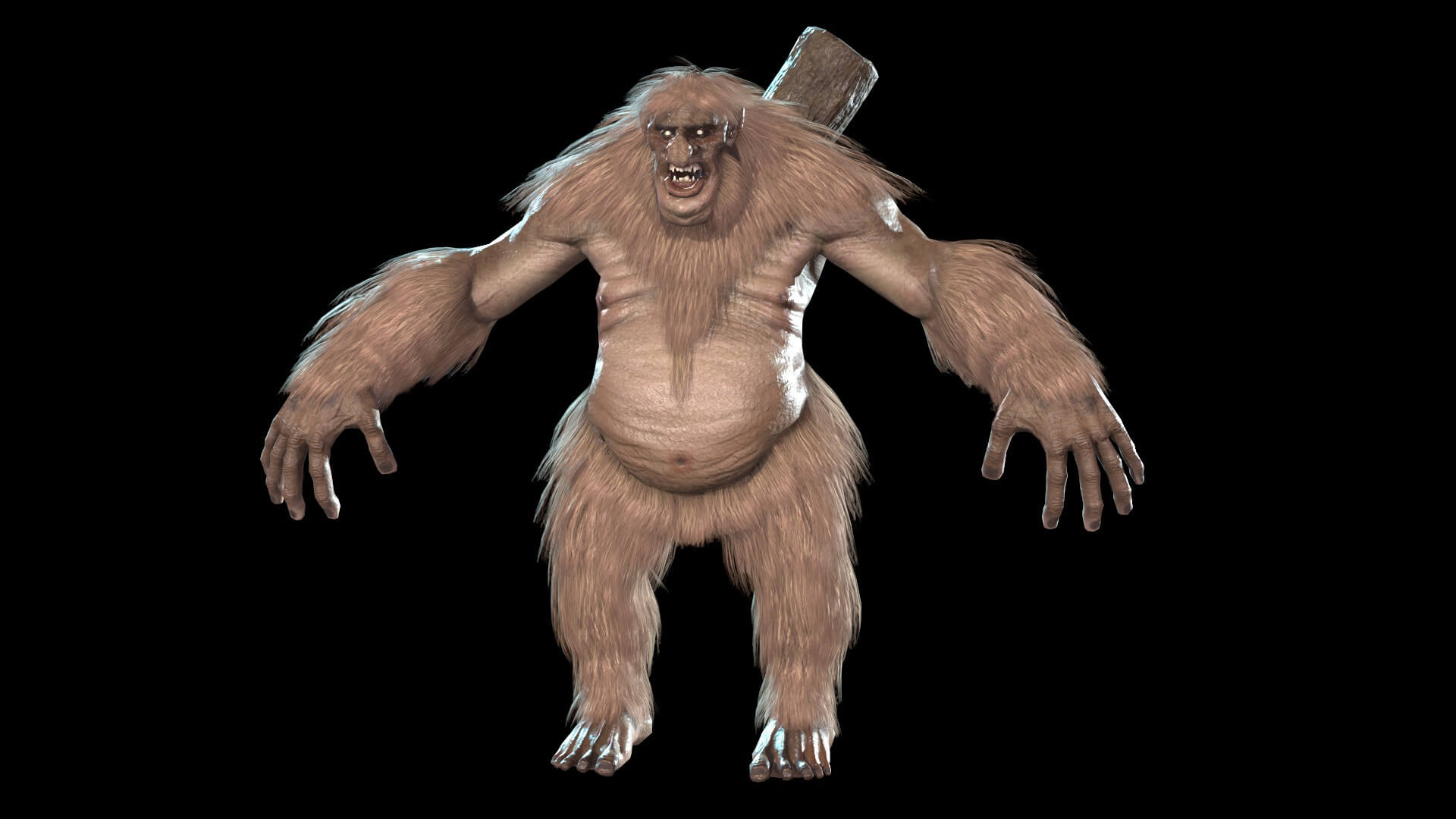 Troll Game Ready - 3D Model by andryuha1981