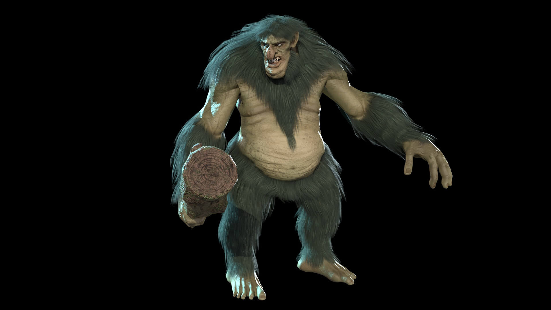 Troll Game Ready - 3D Model by andryuha1981