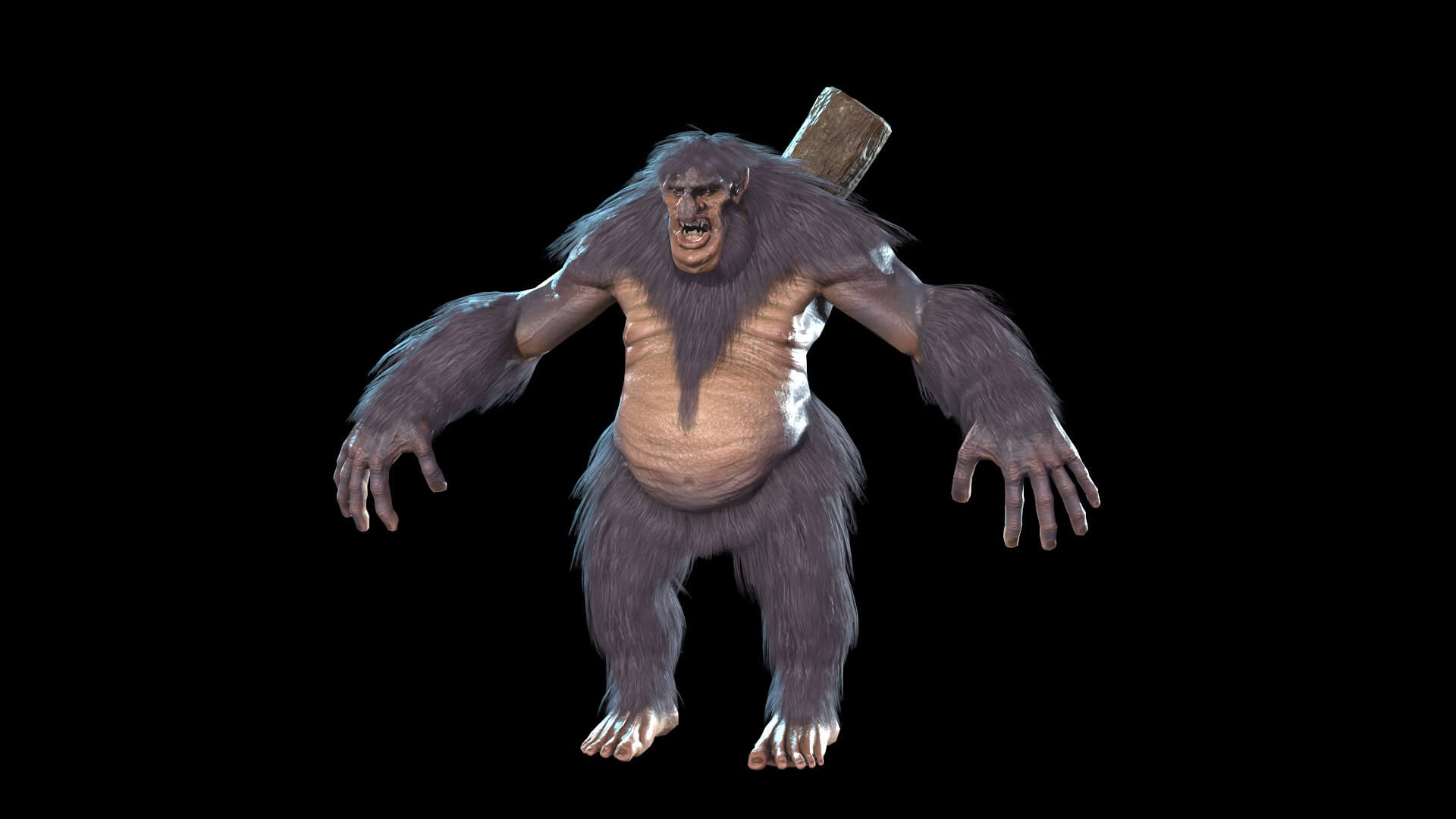 Troll Game Ready - 3D Model by andryuha1981