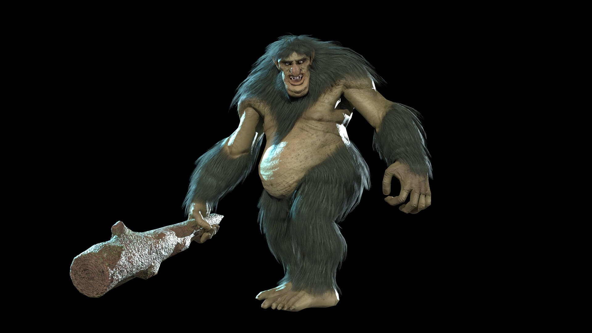 Troll Game Ready - 3D Model by andryuha1981