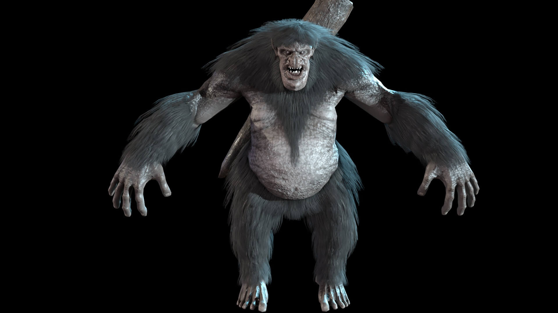 Troll Game Ready - 3D Model by andryuha1981