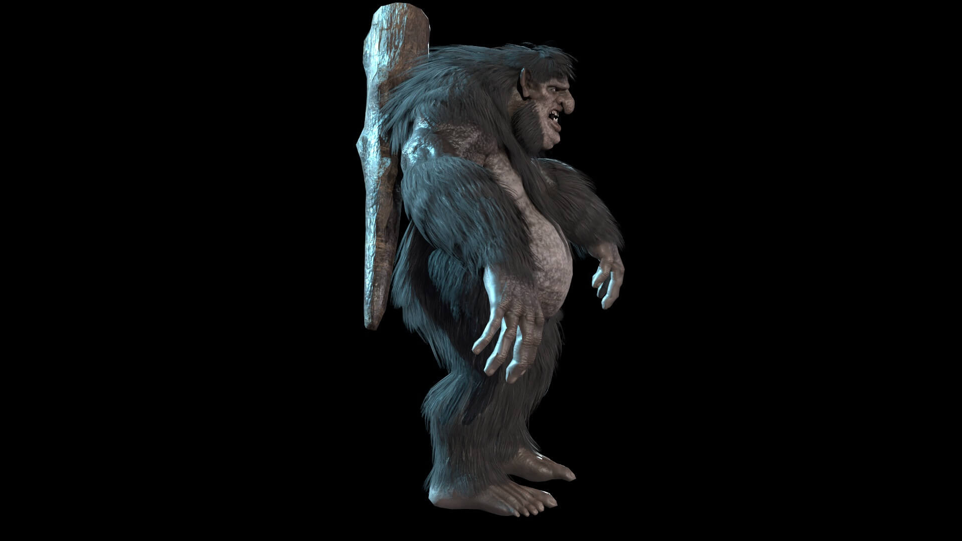 Troll Game Ready - 3D Model by andryuha1981