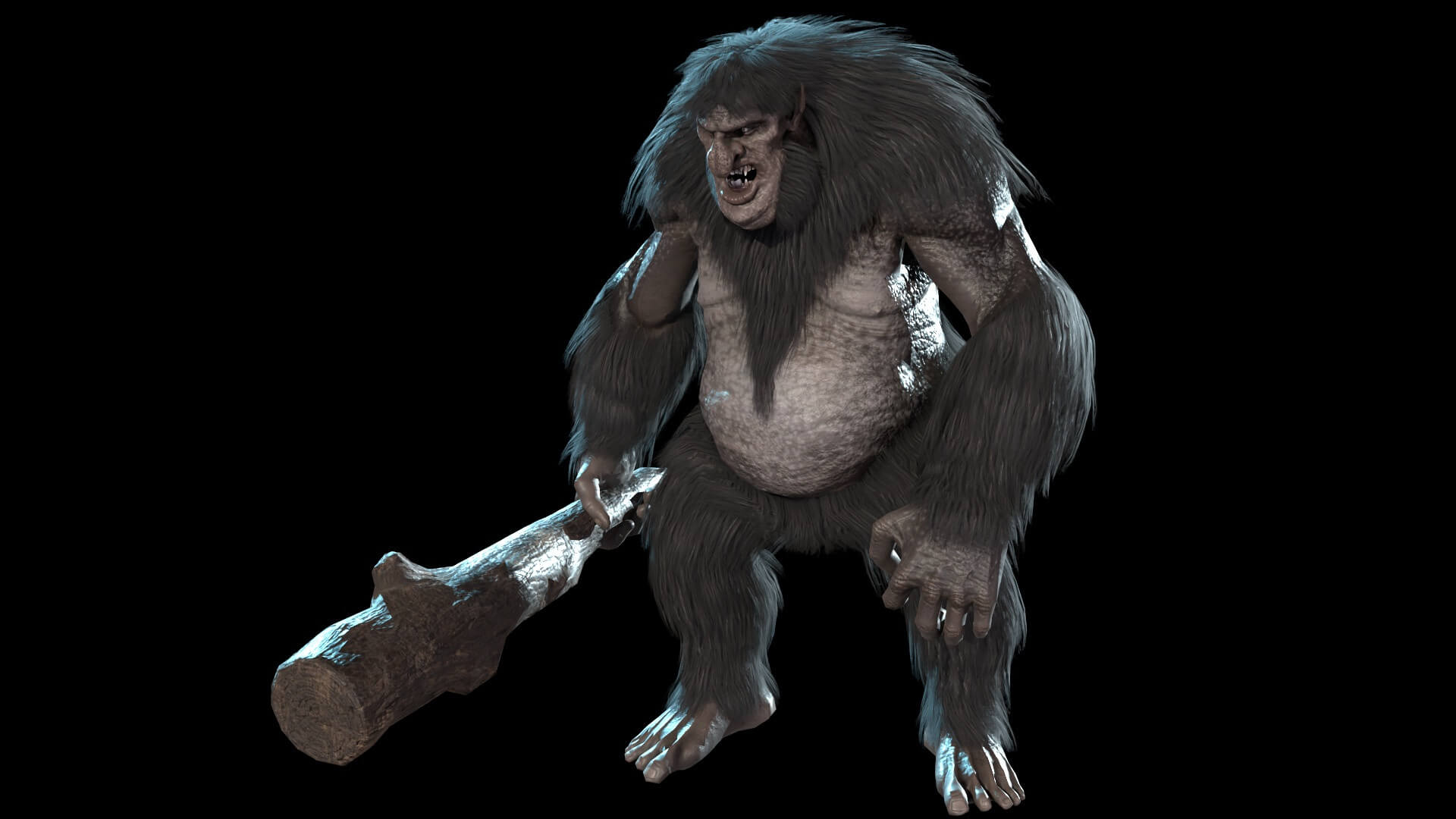 Troll Game Ready - 3D Model by andryuha1981