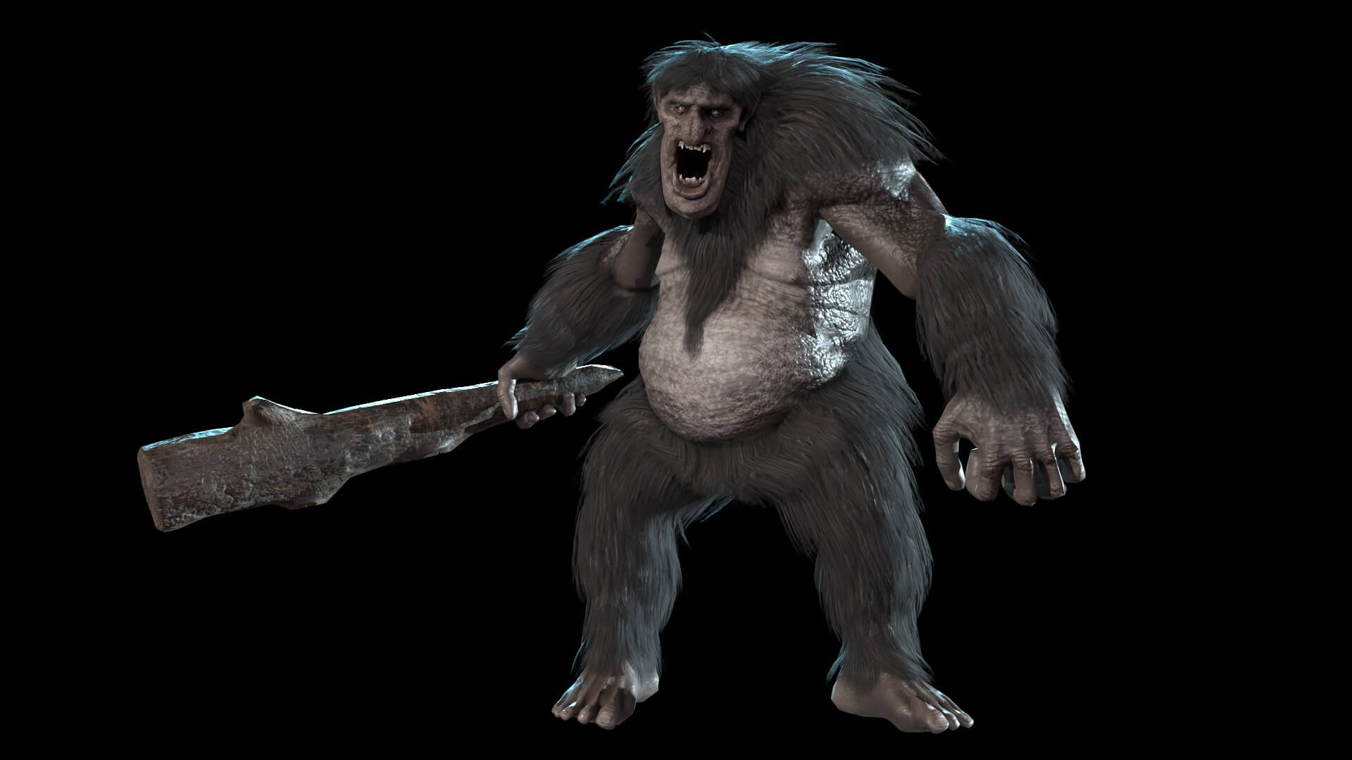 Troll Game Ready - 3D Model by andryuha1981