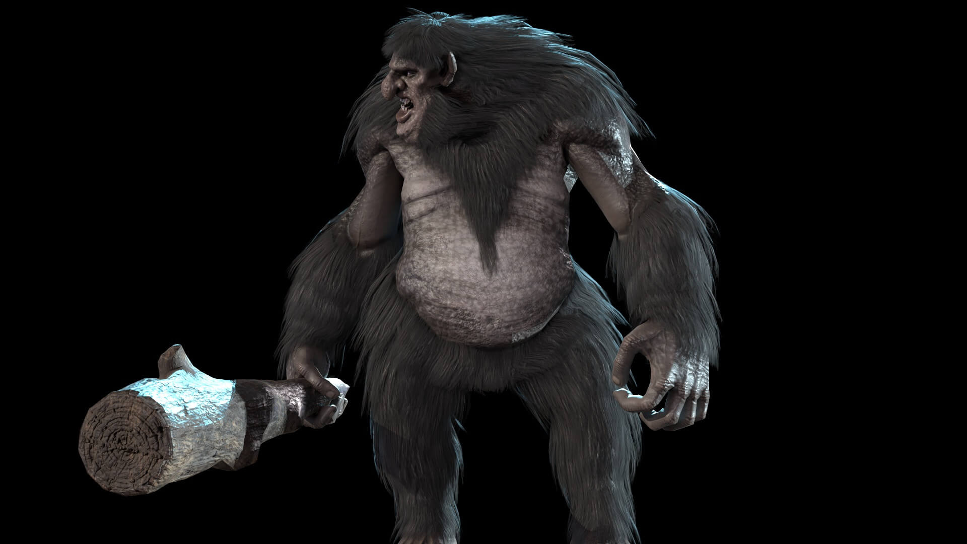 Troll Game Ready - 3D Model by andryuha1981
