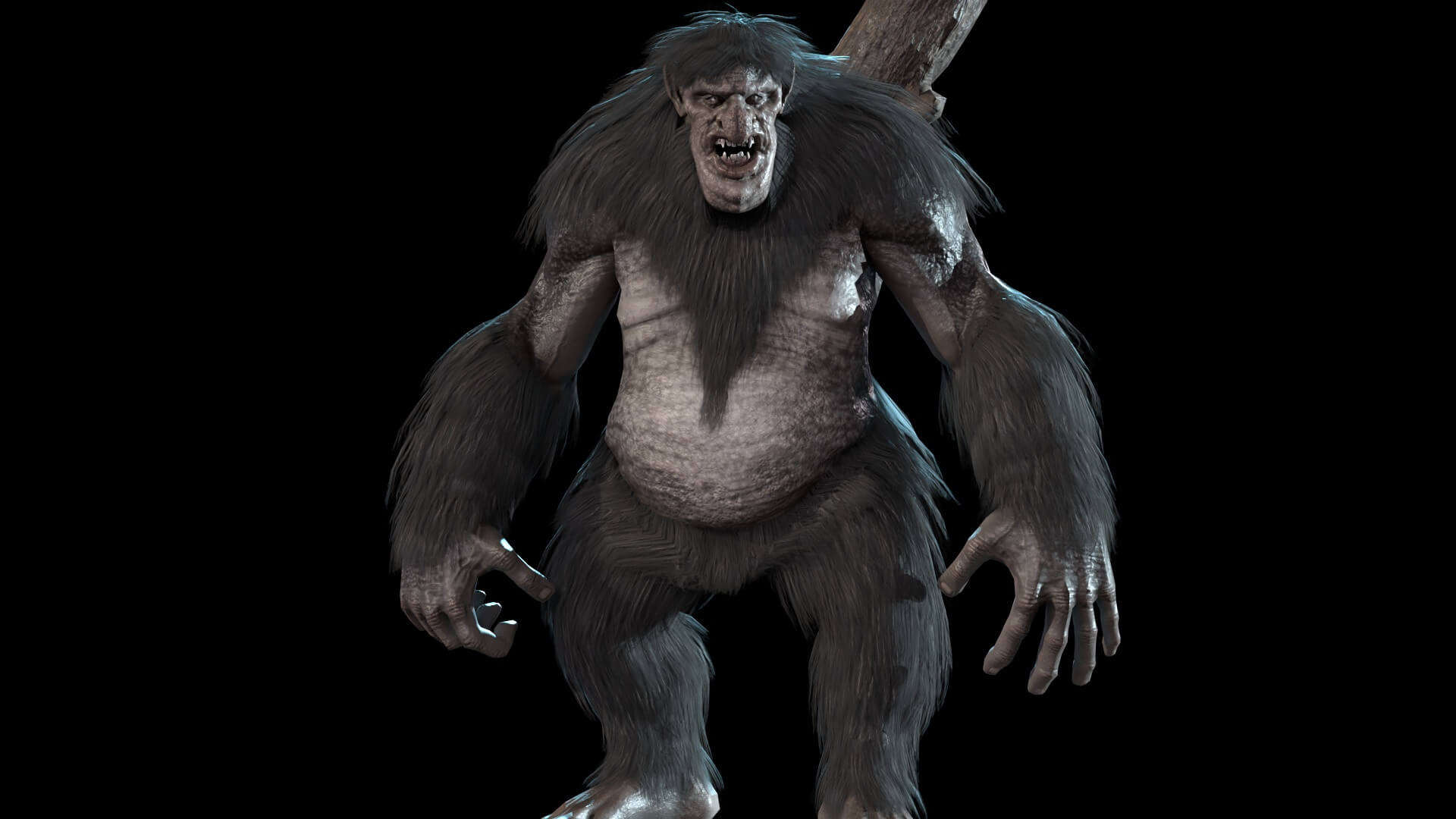 Troll Game Ready - 3D Model by andryuha1981