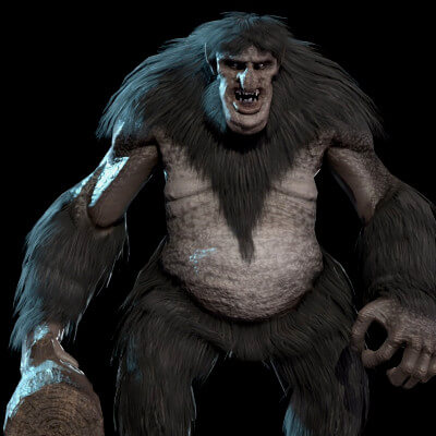 Troll Game Ready - 3D Model by andryuha1981