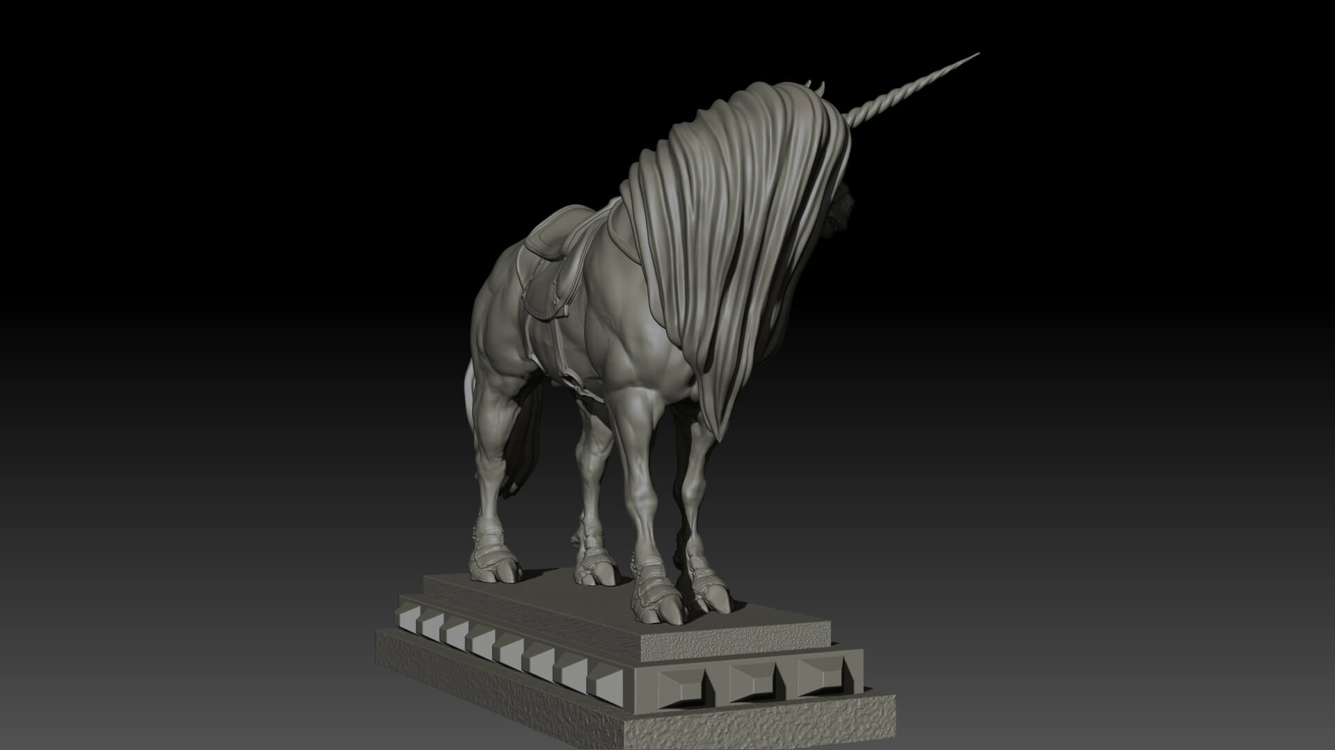 Unicorn 3D Print Ready by andryuha1981