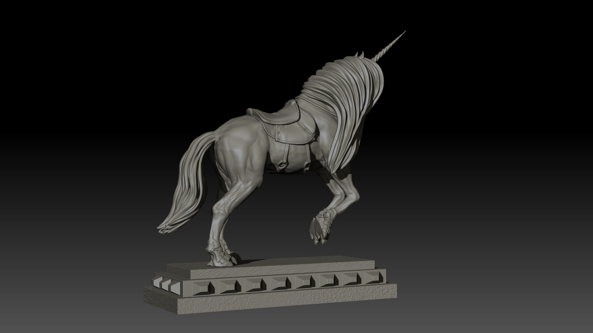 Unicorn 3D Print Ready by andryuha1981