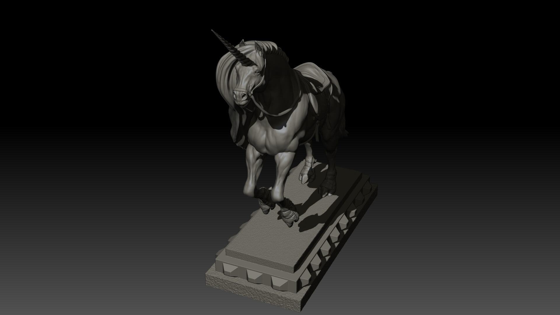 Unicorn 3D Print Ready by andryuha1981