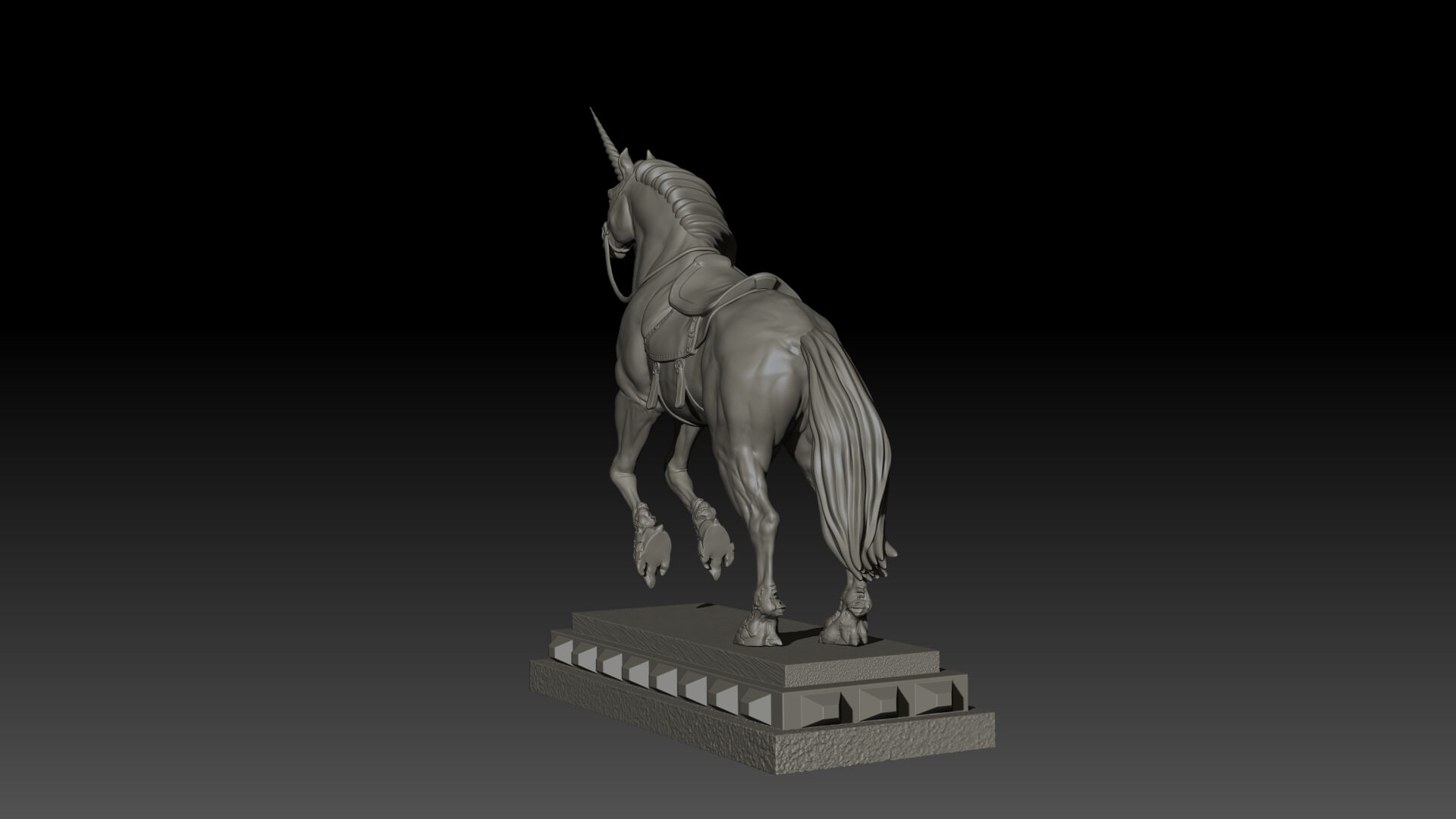 Unicorn 3D Print Ready by andryuha1981