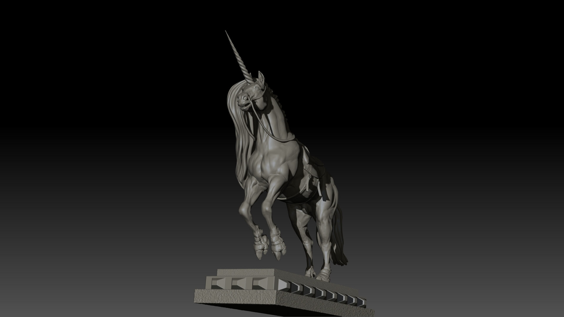 Unicorn 3D Print Ready by andryuha1981
