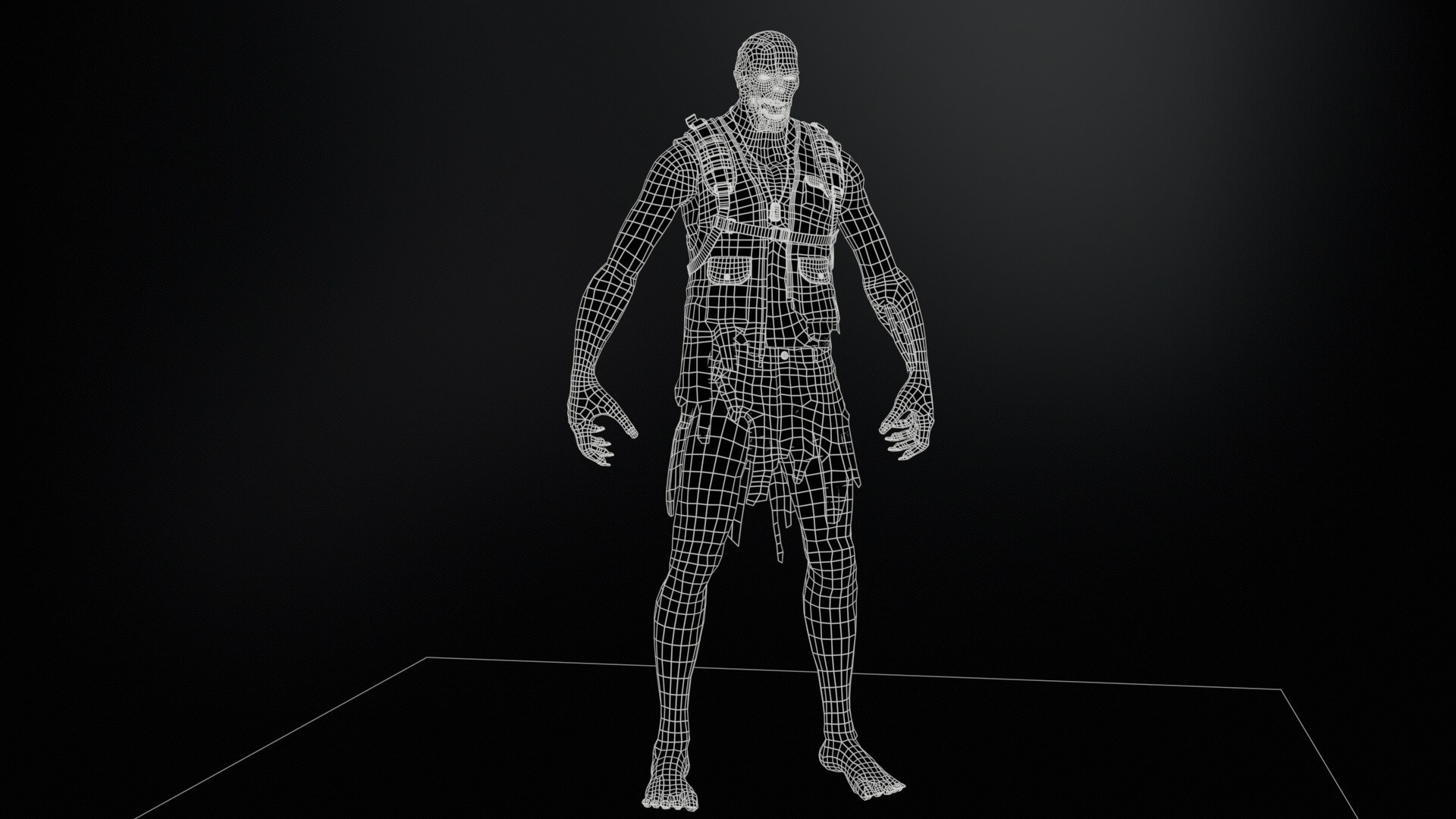 Urban Zombie 1 - 3D Model by andryuha1981