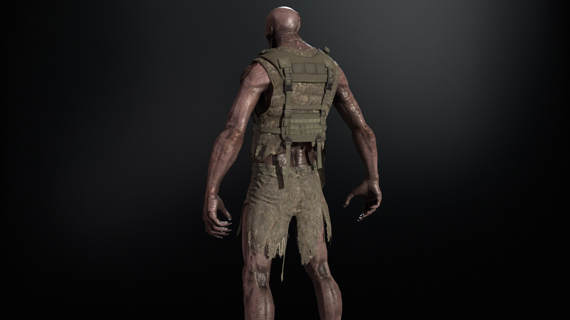 Urban Zombie 1 - 3D Model by andryuha1981