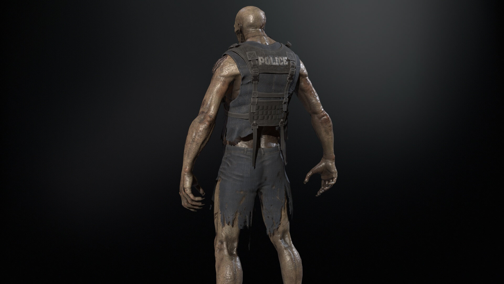 Urban Zombie 1 - 3D Model by andryuha1981