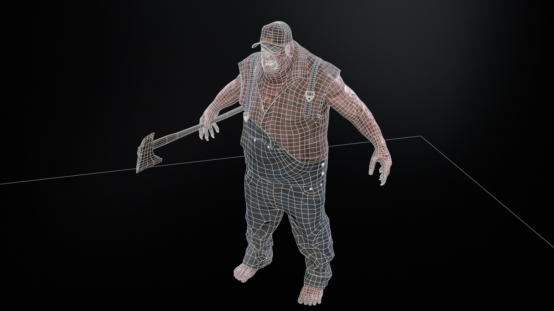 Urban Zombie 2 - 3D Model by andryuha1981