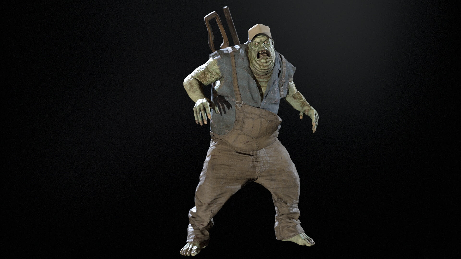 Urban Zombie 2 - 3D Model by andryuha1981