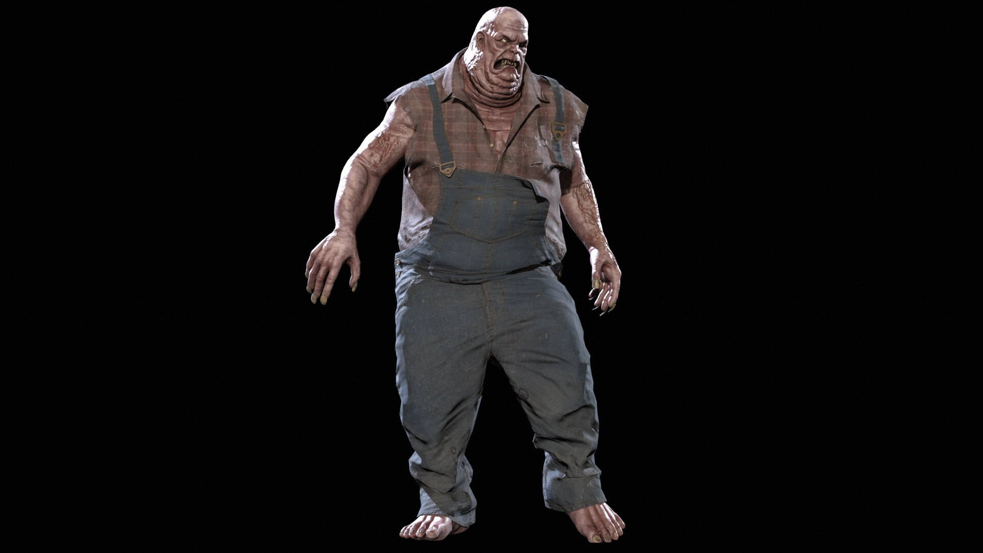 Urban Zombie 2 - 3D Model by andryuha1981